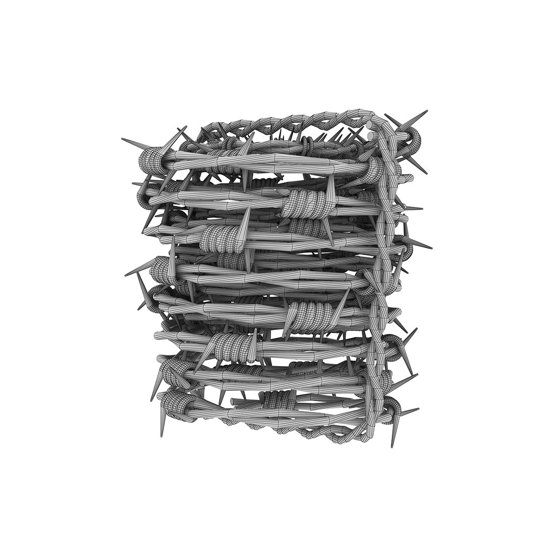 3D Model Barbed Wire 3 - TurboSquid 1632610