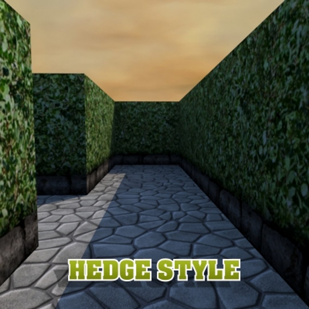 rectangular maze 3d model
