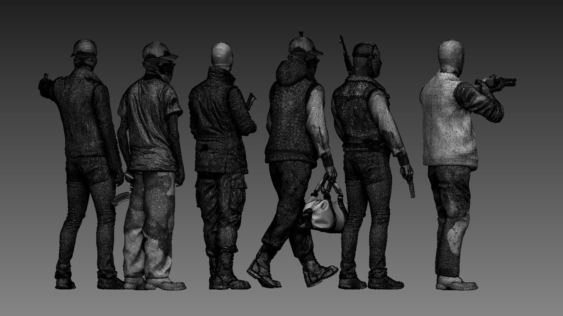 3D Bandits - TurboSquid 1901608