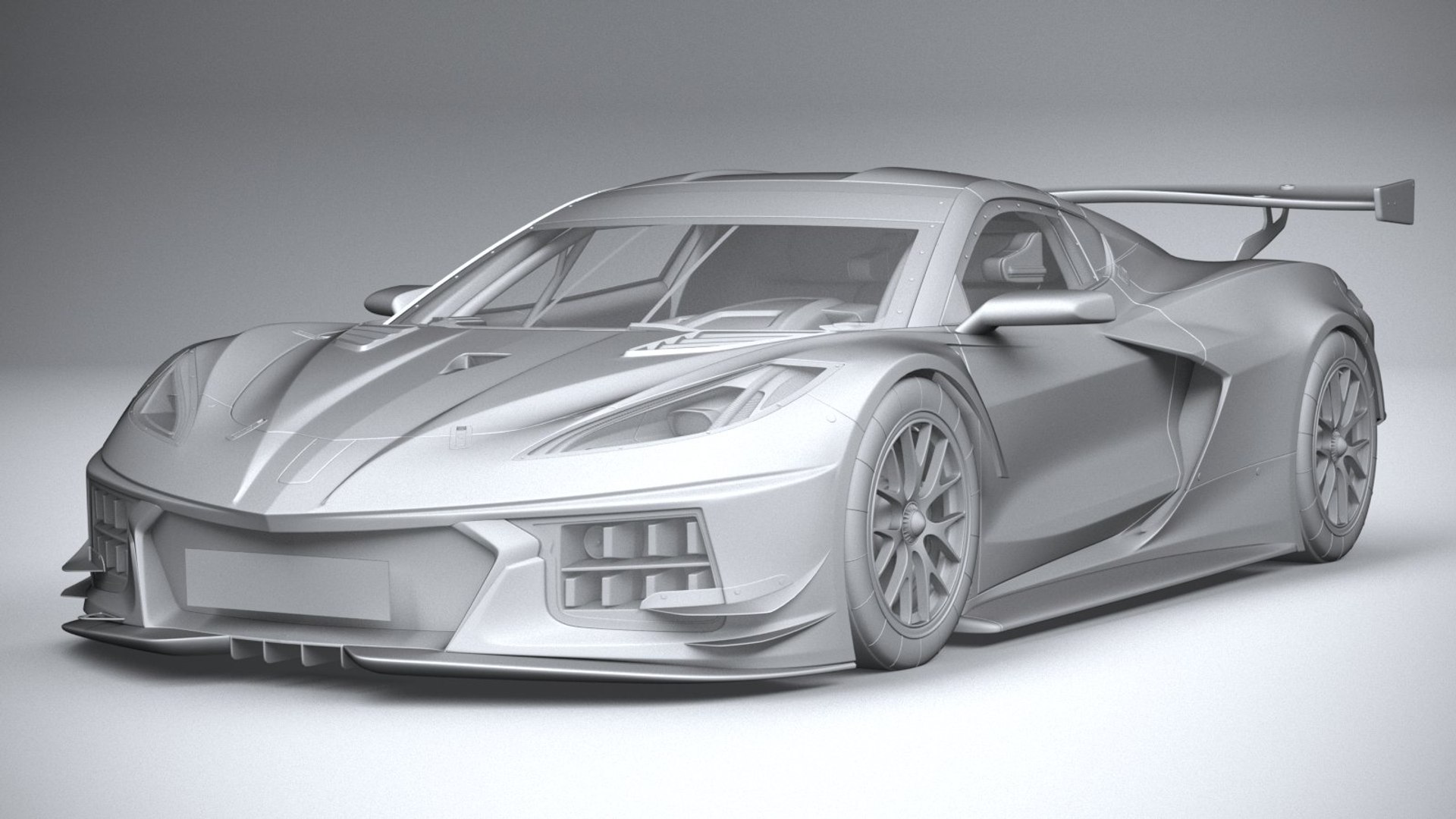 Chevrolet corvette c8 model - TurboSquid 1484001