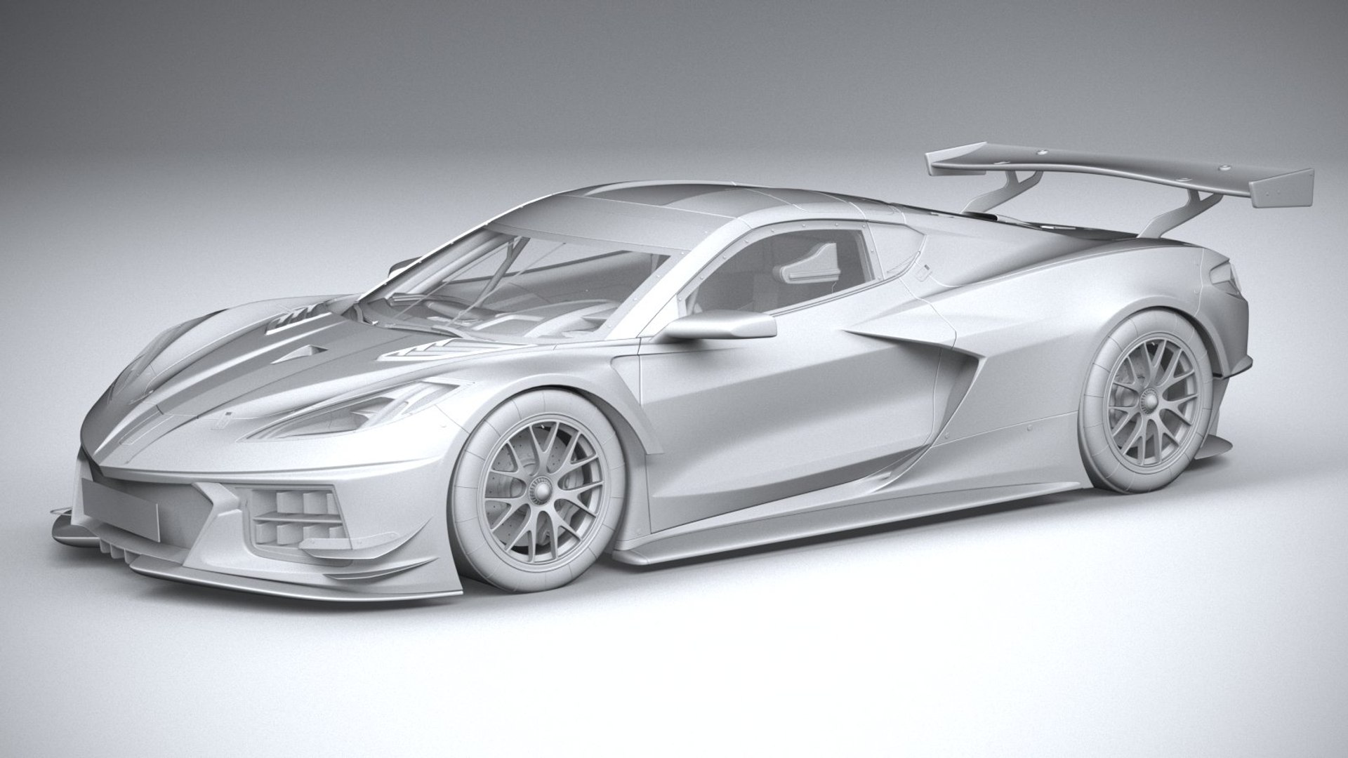 Chevrolet corvette c8 model - TurboSquid 1484001