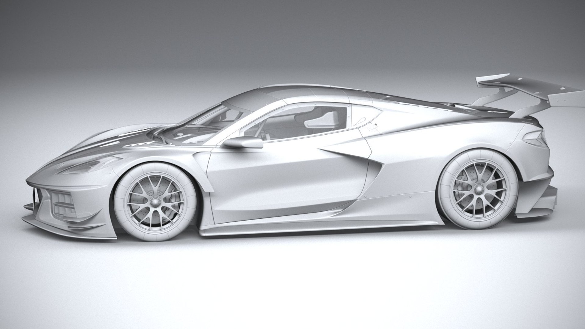 Chevrolet corvette c8 model - TurboSquid 1484001