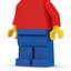 Classic Lego Man 3d Model