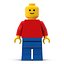 Classic Lego Man 3d Model