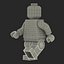 Classic Lego Man 3d Model