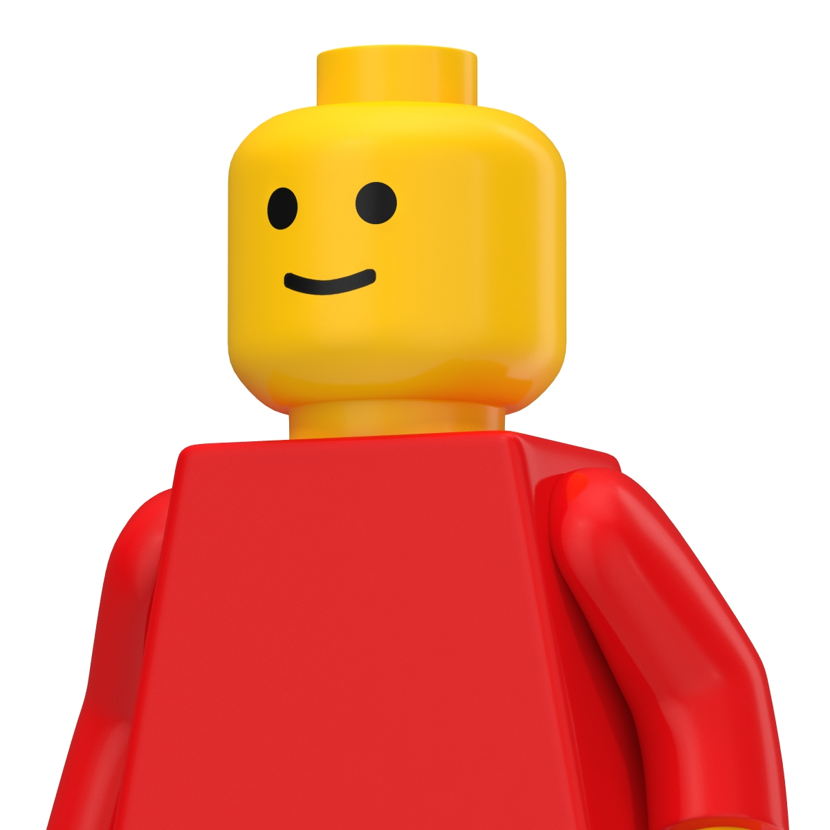 classic lego man 3d model