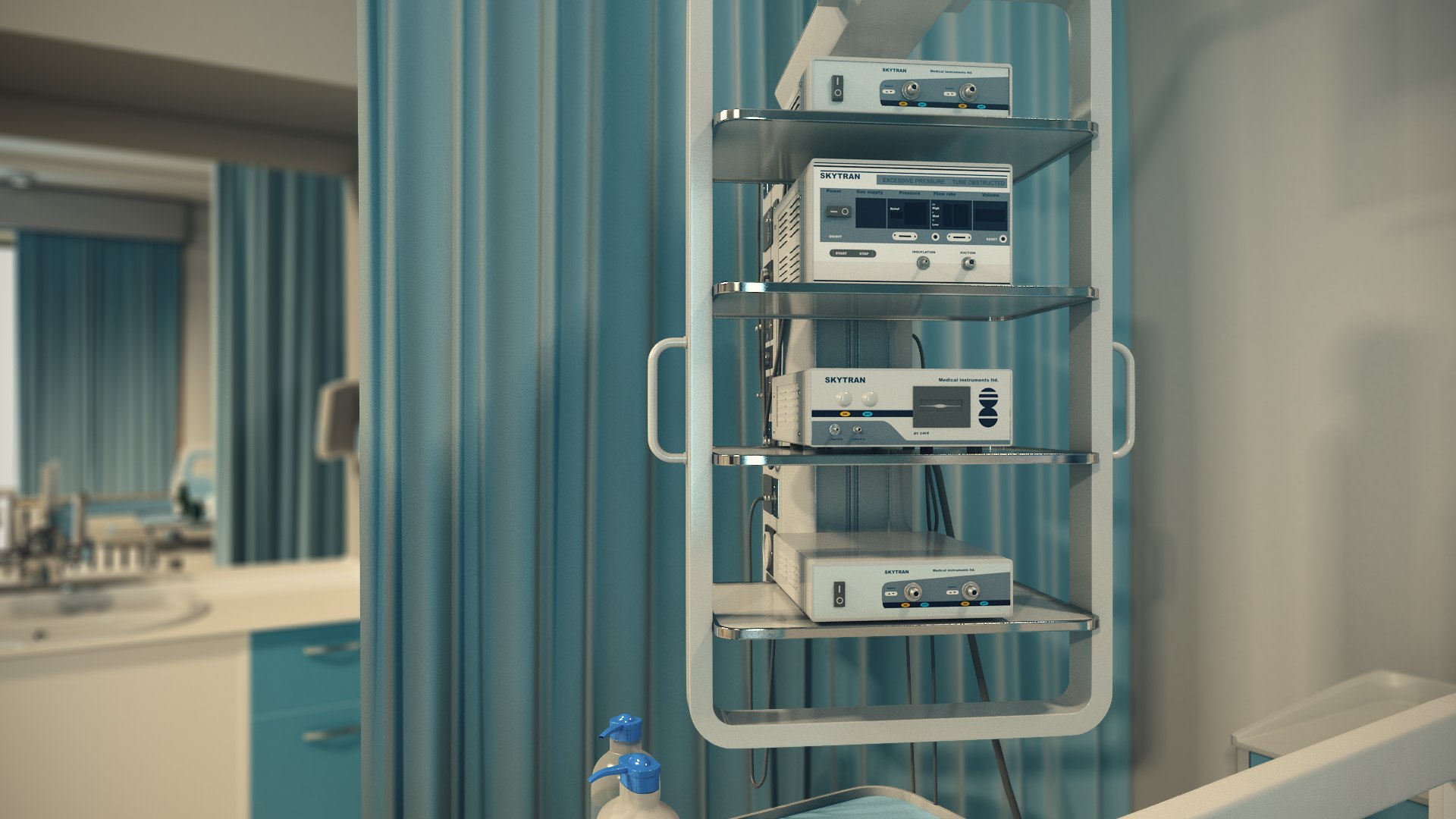 Private Icu Room 3D Model - TurboSquid 1535595