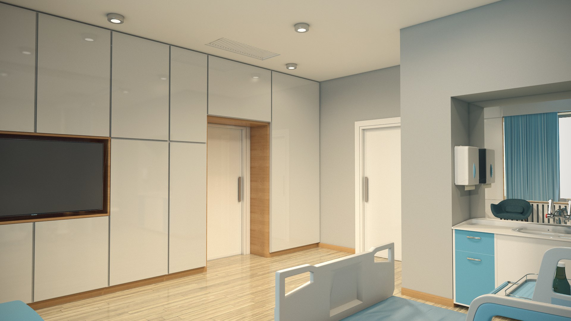 Private Icu Room 3D Model - TurboSquid 1535595