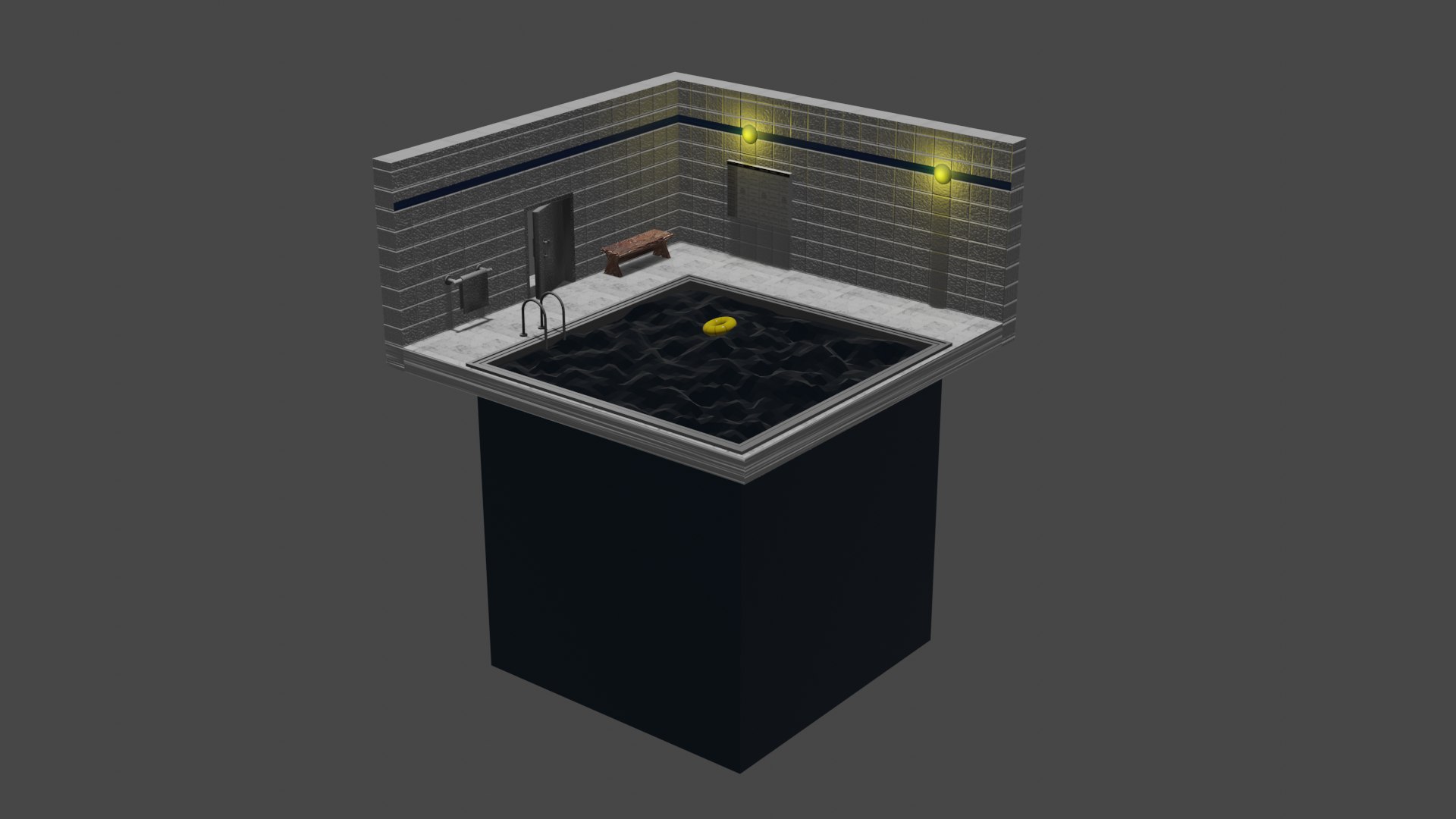 Ghost Type Pool 3D Model Model - TurboSquid 1794897