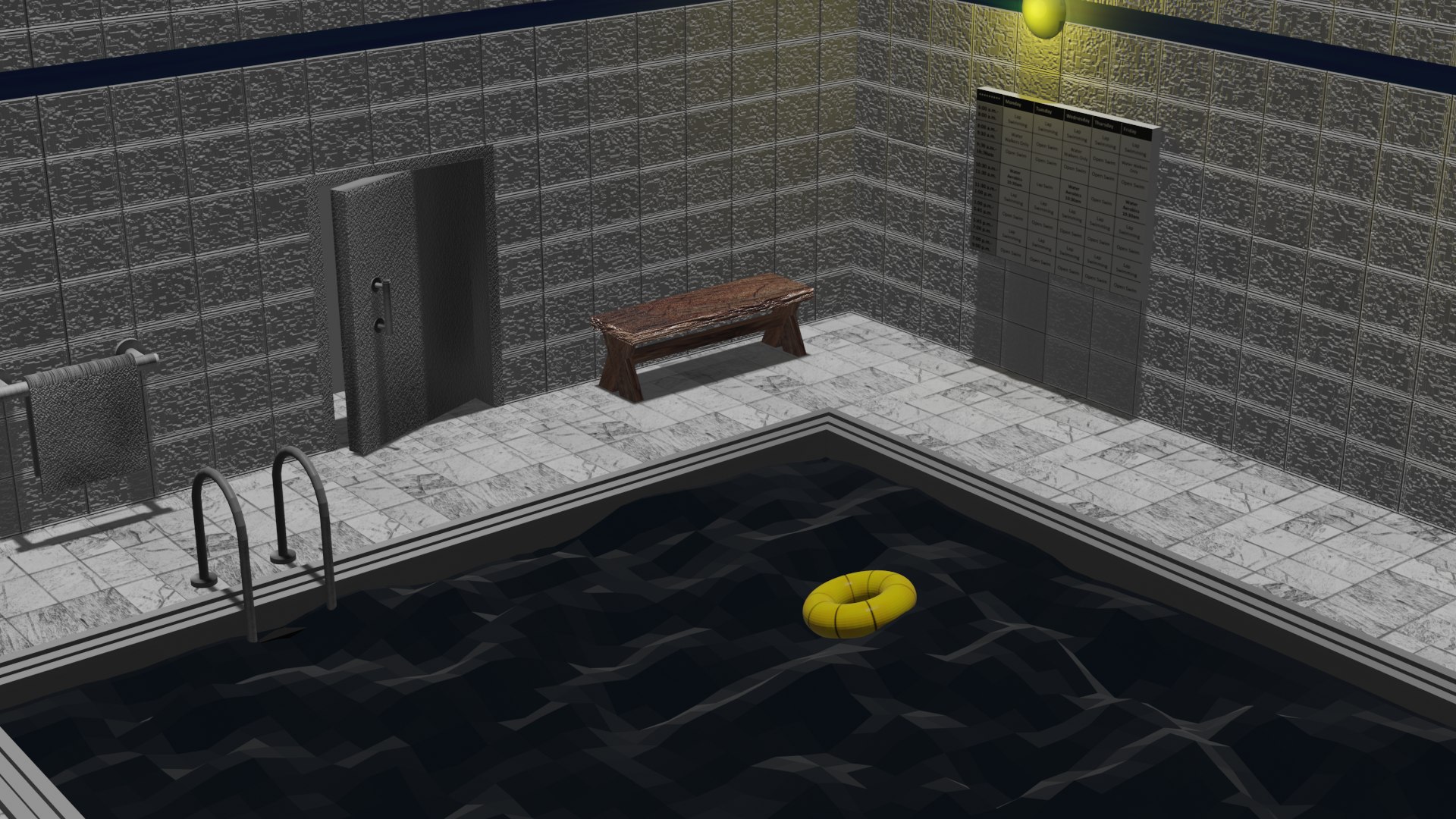 Ghost Type Pool 3D Model Model - TurboSquid 1794897