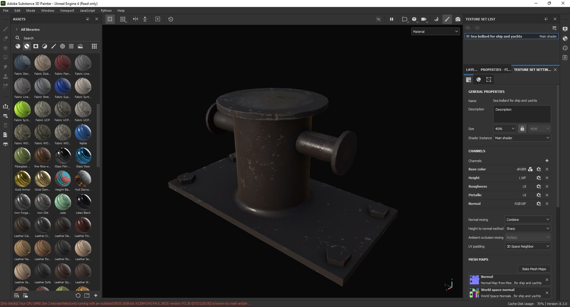 Sea Bollard For Ship And Yachts 3D Model - TurboSquid 2137148