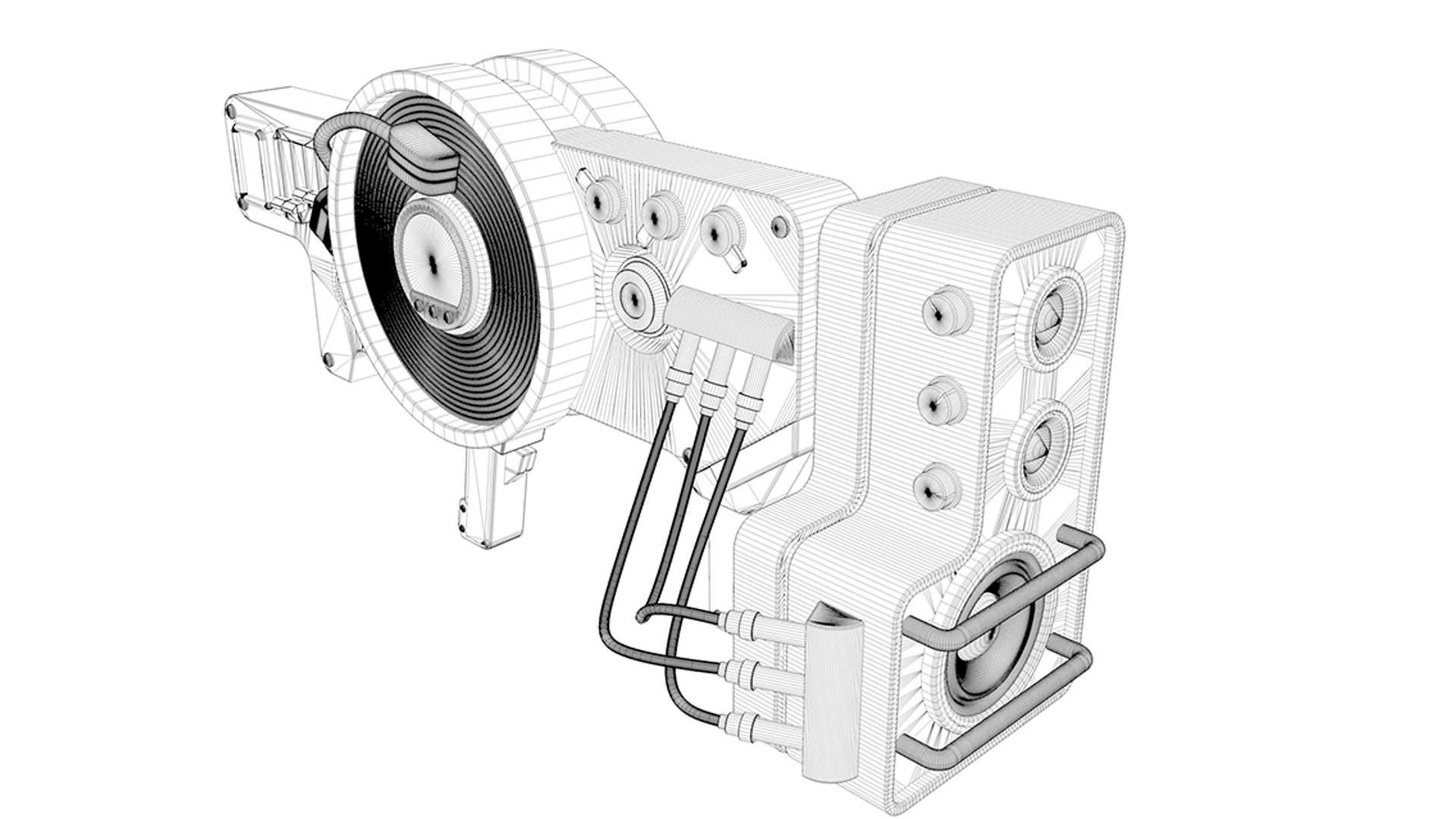 Saints Dubstep Gun 3d Obj