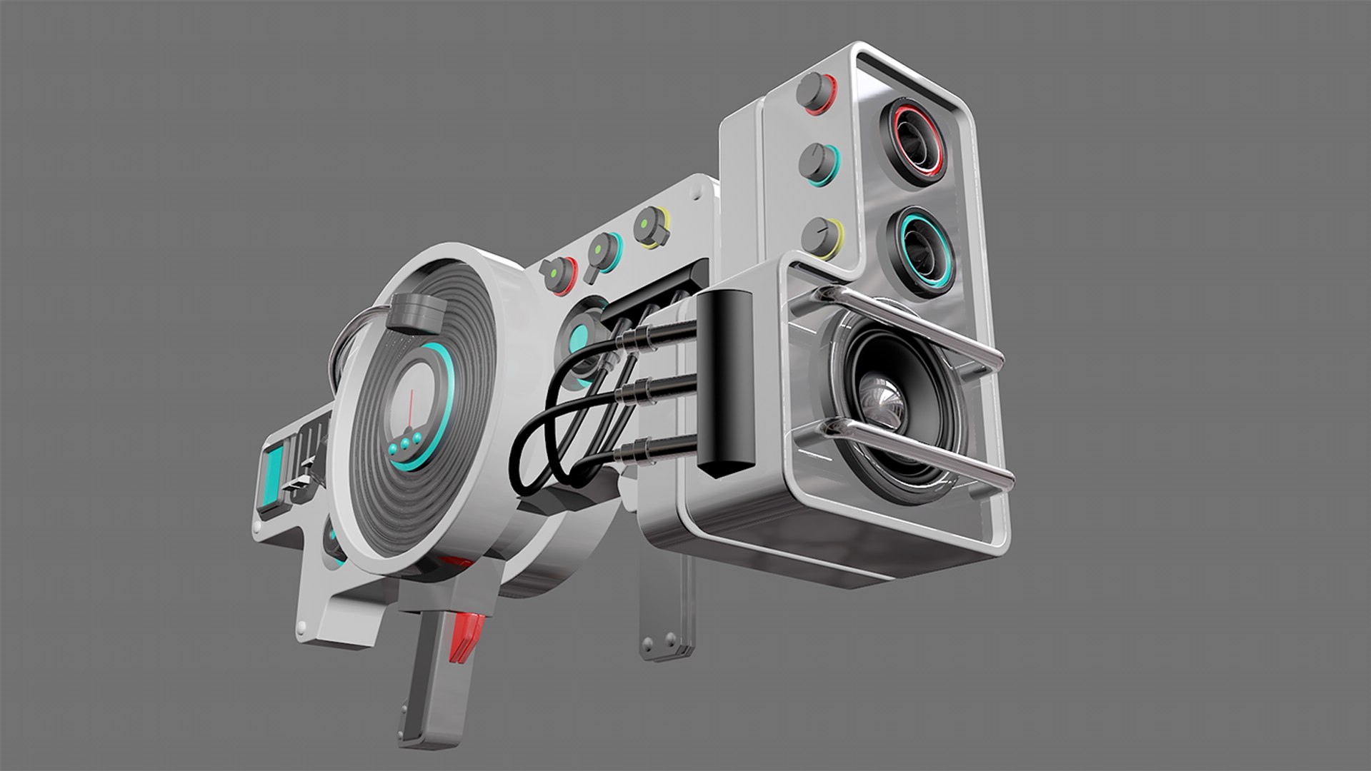 Saints Dubstep Gun 3d Obj