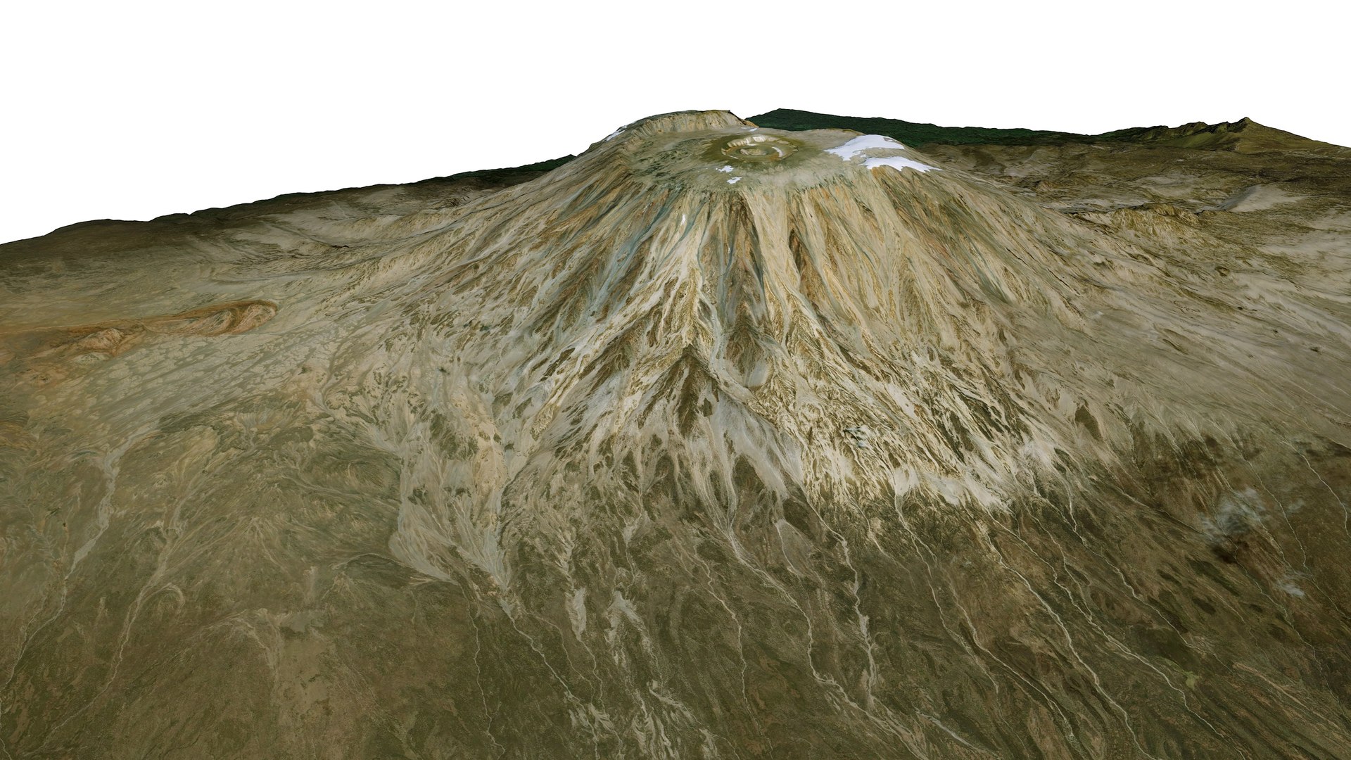 Mount Kilimanjaro Volcano Tanzania 3D Model - TurboSquid 2061848
