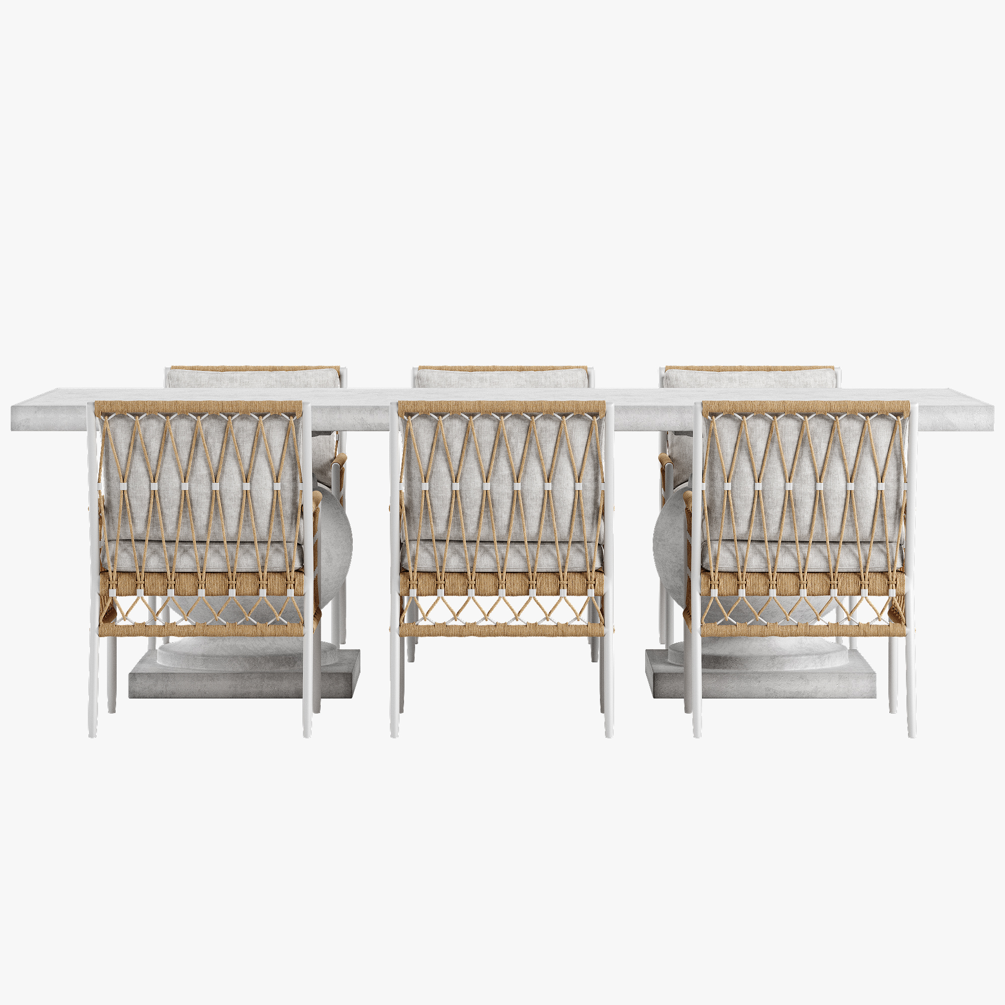 3D Serena and Lily Salt Greek chair Terrace table set model ...