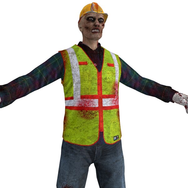 3d worker zombie