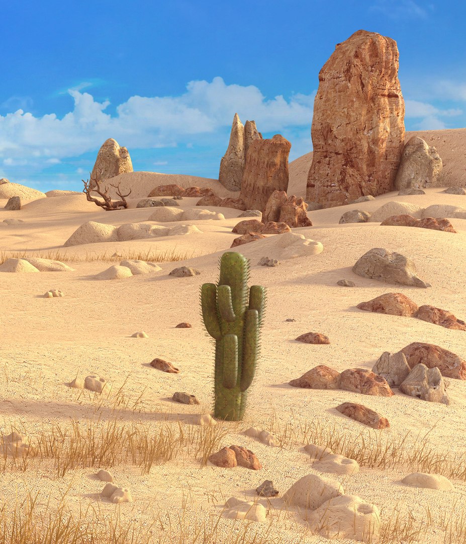 Desert 3D - TurboSquid 1226911