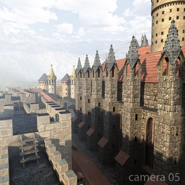 castle 360 environment obj