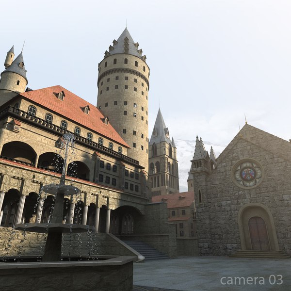 castle 360 environment obj