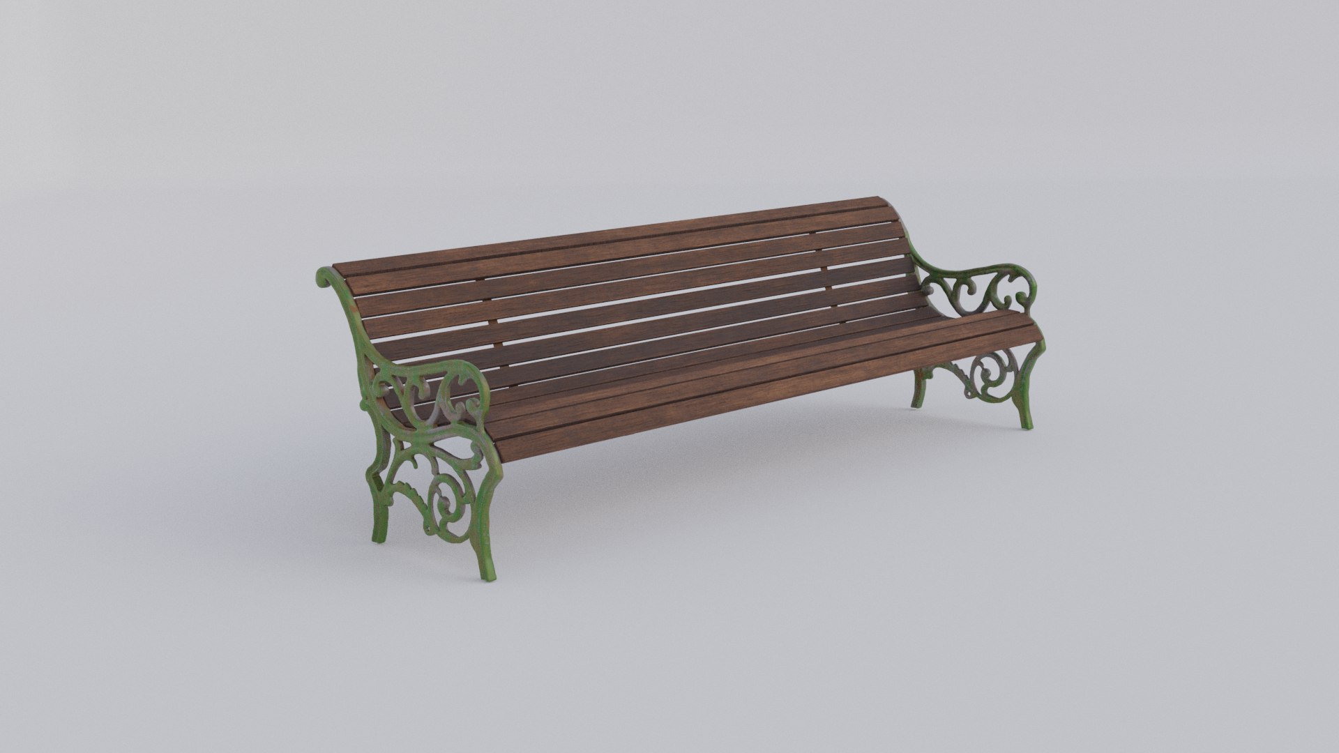 Garden Bench 3D Model - TurboSquid 2281079