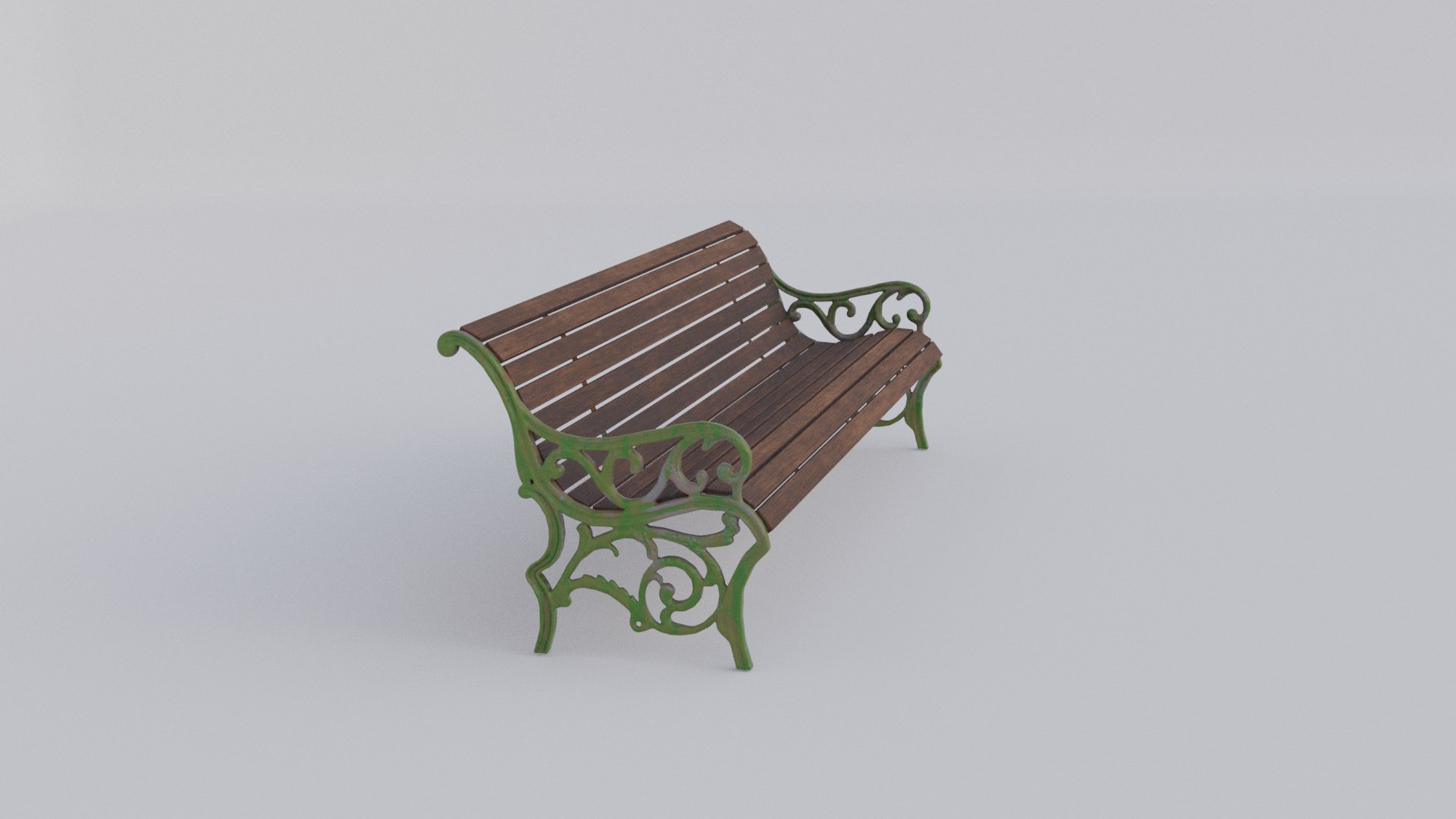 Garden Bench 3D Model - TurboSquid 2281079