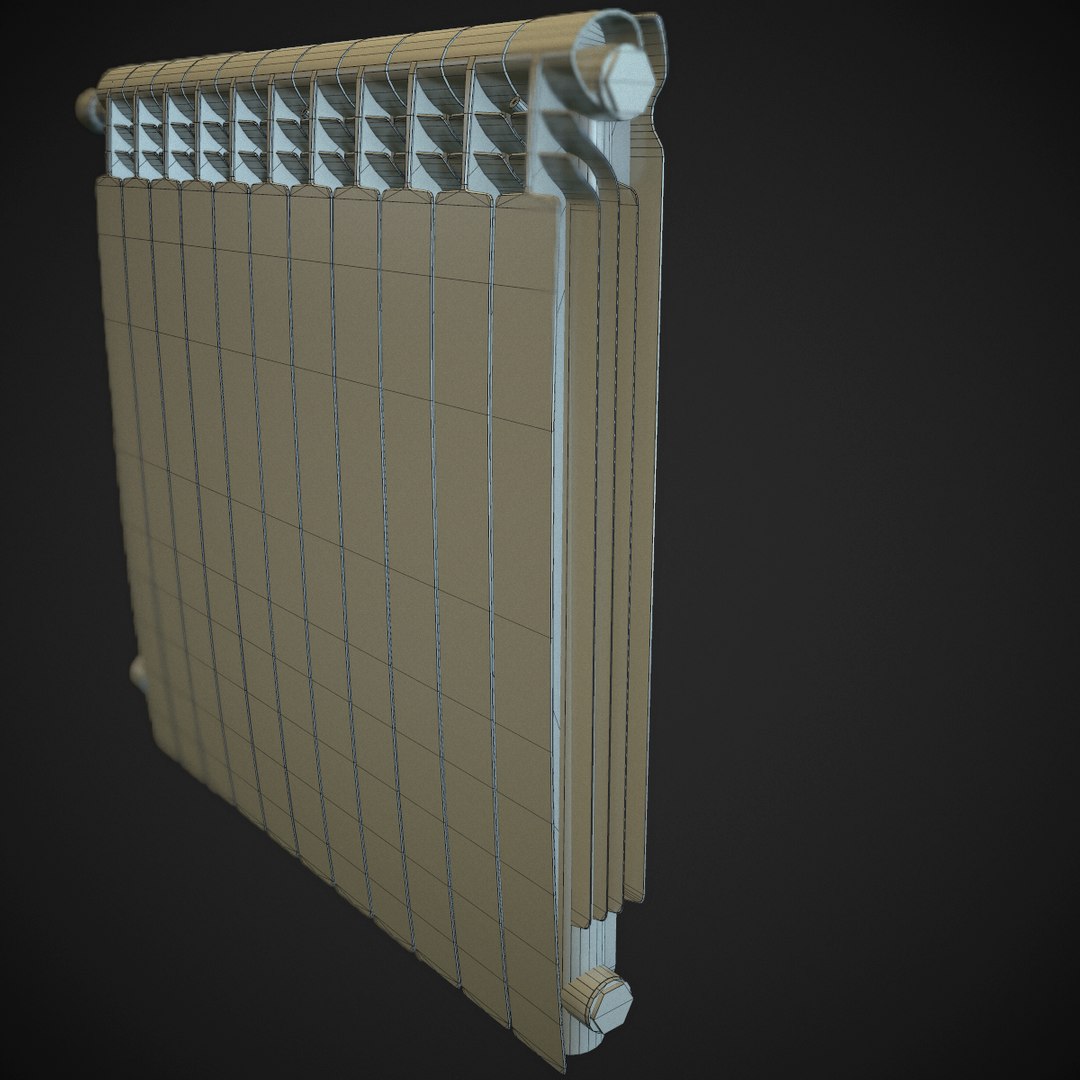 Real-time Ready Radiator Pbr 3d Model