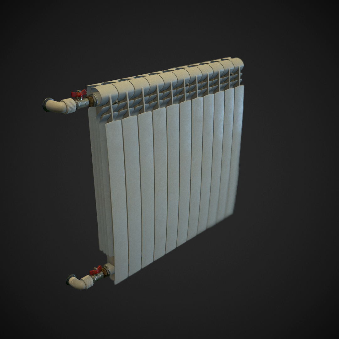 Real-time Ready Radiator Pbr 3d Model