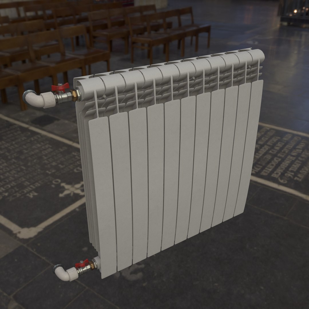 Real-time Ready Radiator Pbr 3d Model