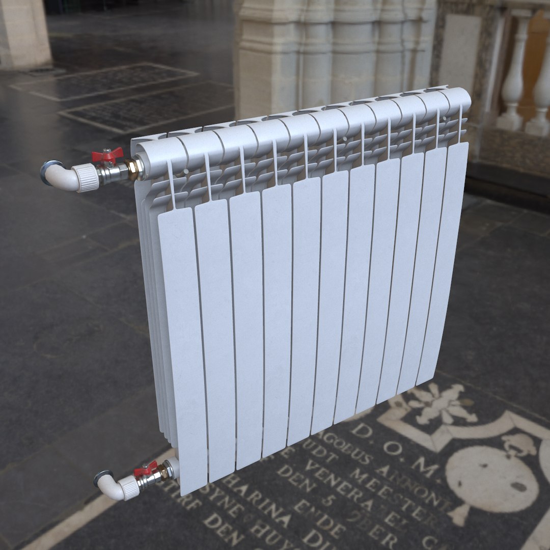 Real-time Ready Radiator Pbr 3d Model