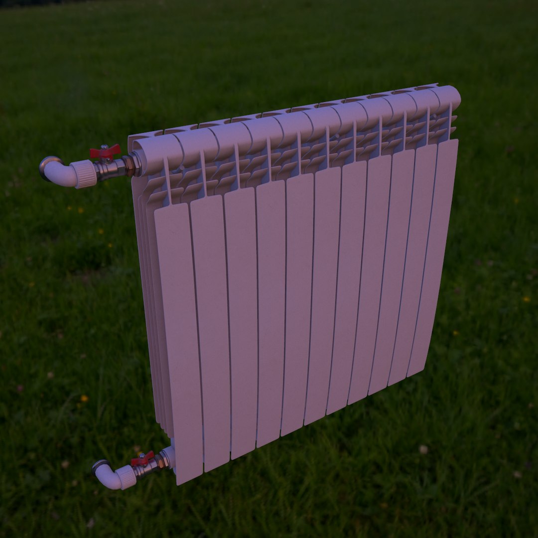 Real-time Ready Radiator Pbr 3d Model