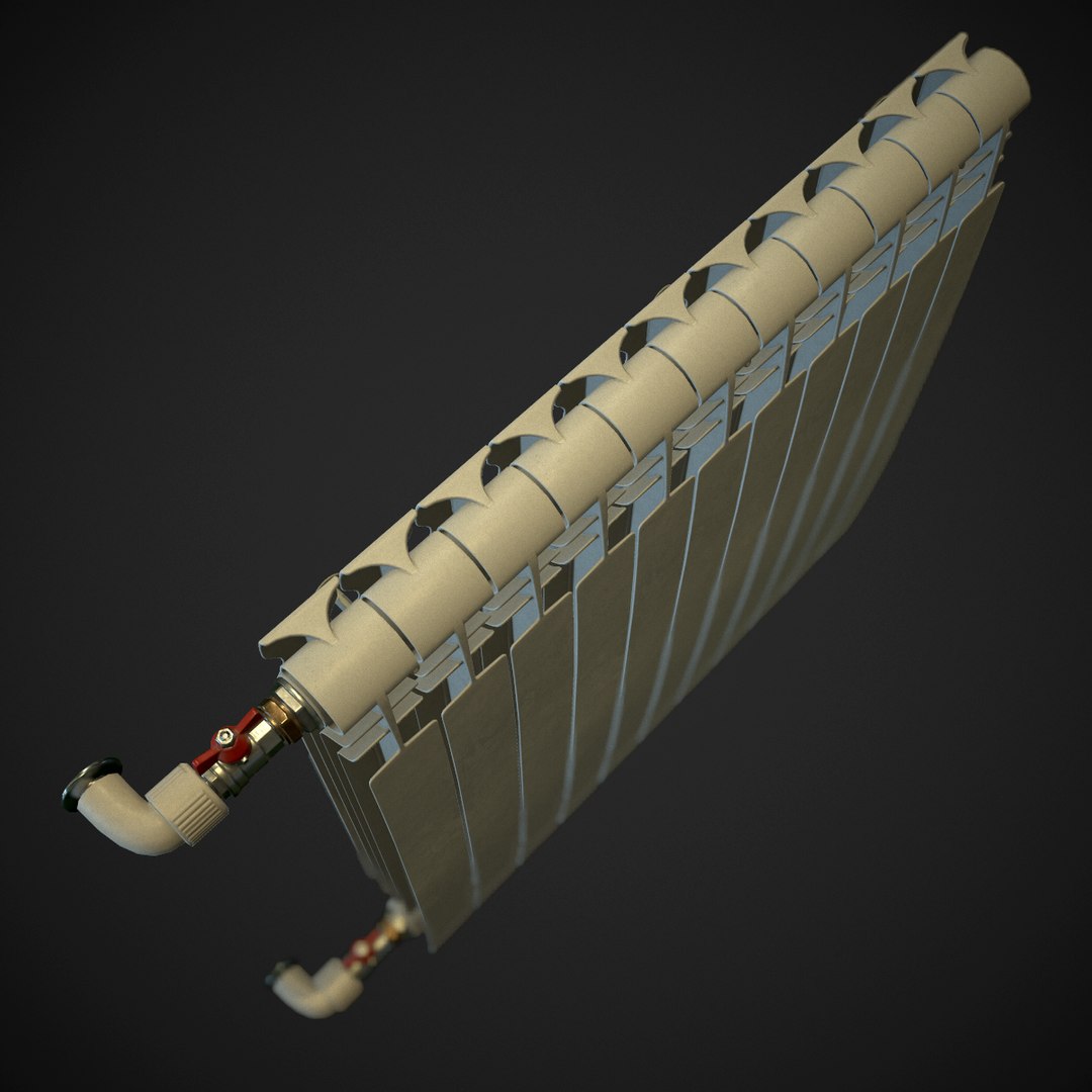 Real-time Ready Radiator Pbr 3d Model