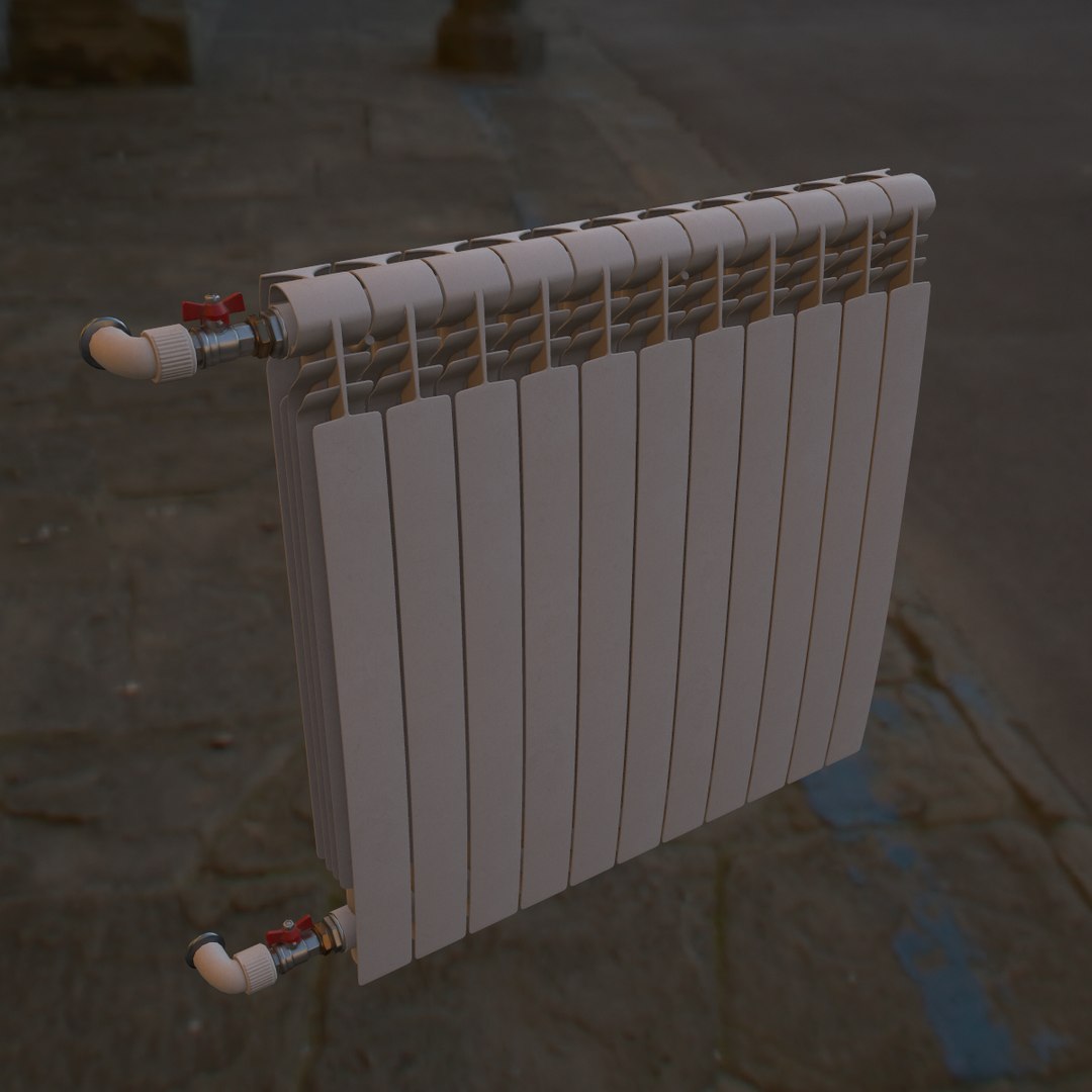 Real-time Ready Radiator Pbr 3d Model