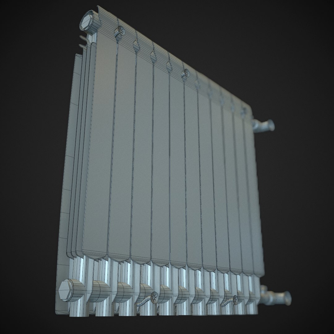 Real-time Ready Radiator Pbr 3d Model