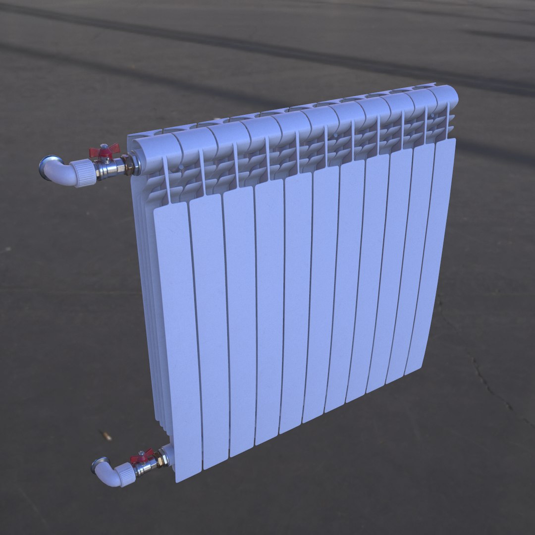 Real-time Ready Radiator Pbr 3d Model