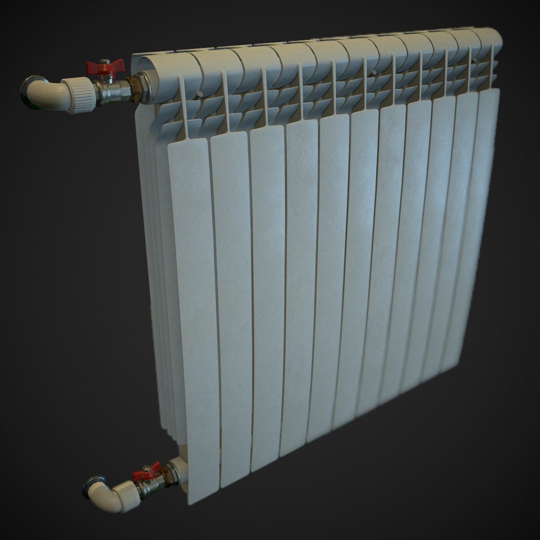 Real-time Ready Radiator Pbr 3d Model