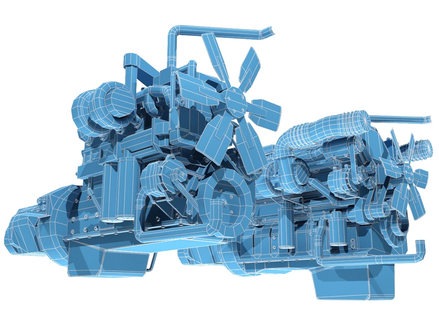 3D Diesel Engines Truck - TurboSquid 1534026