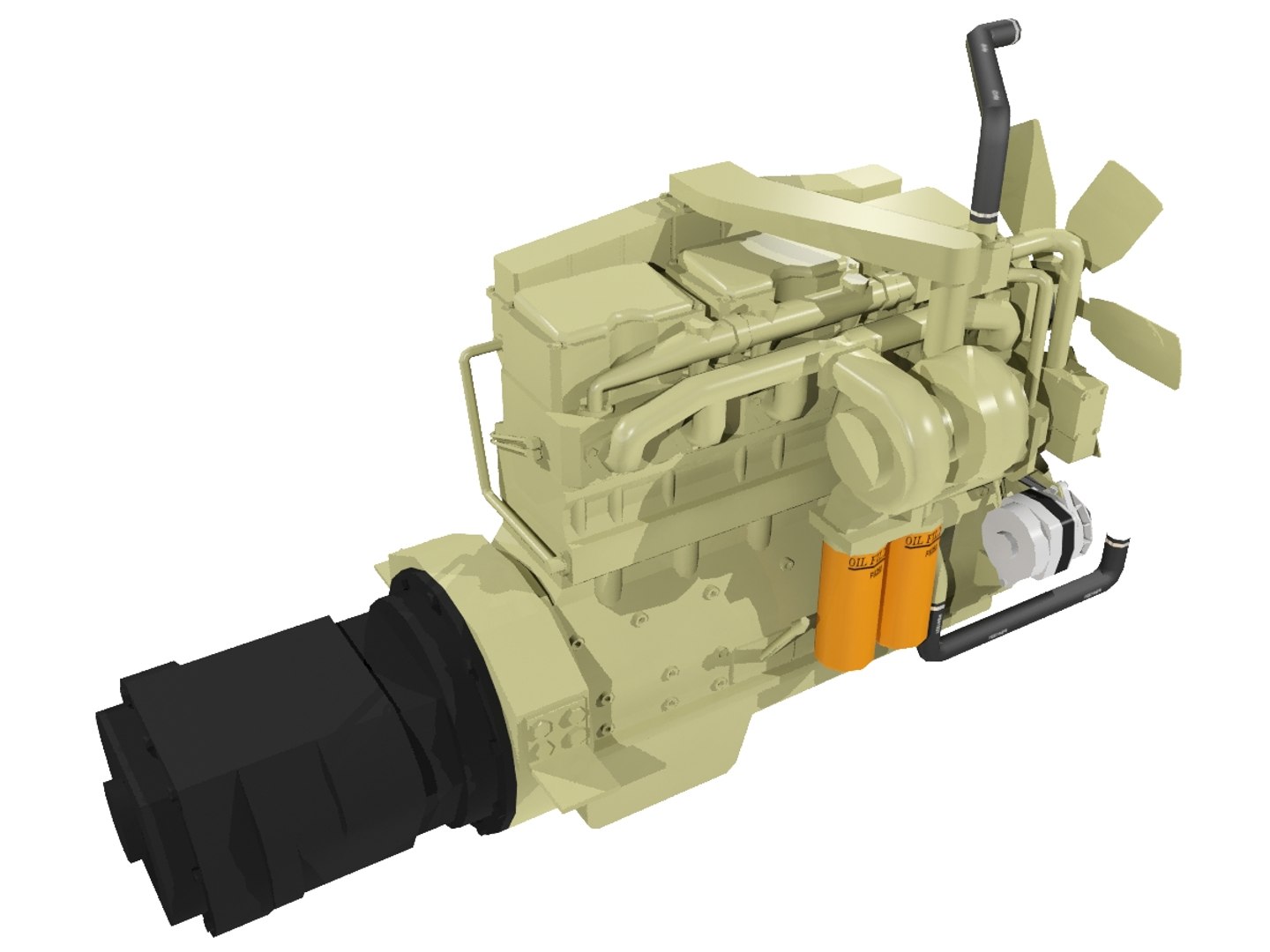 3D Diesel Engines Truck - TurboSquid 1534026