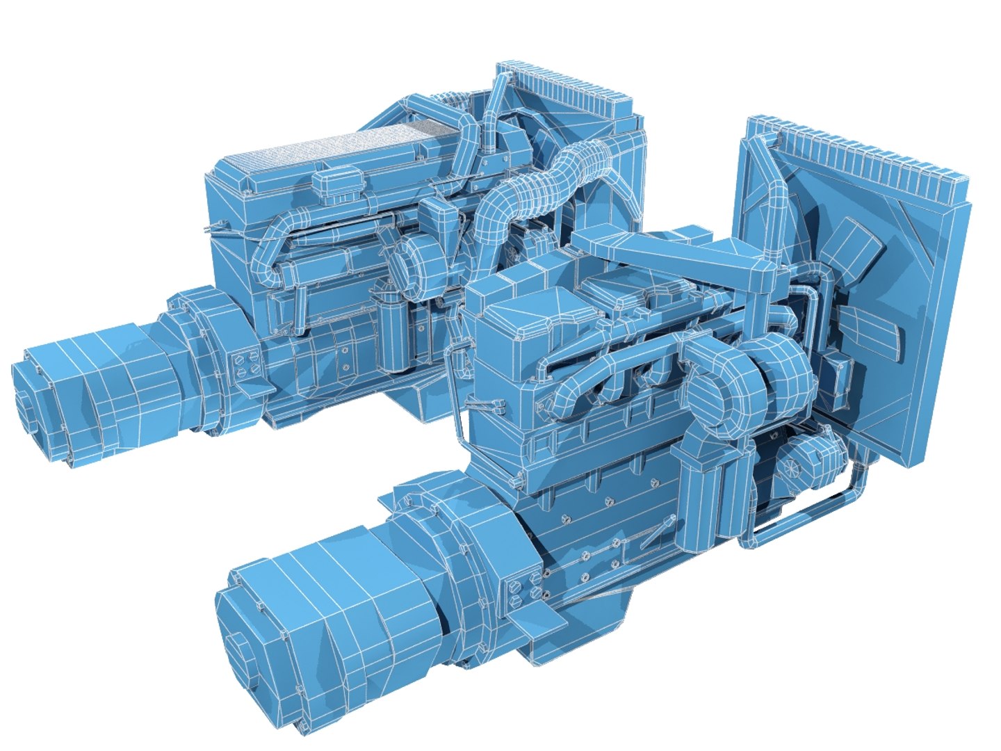 3D Diesel Engines Truck - TurboSquid 1534026