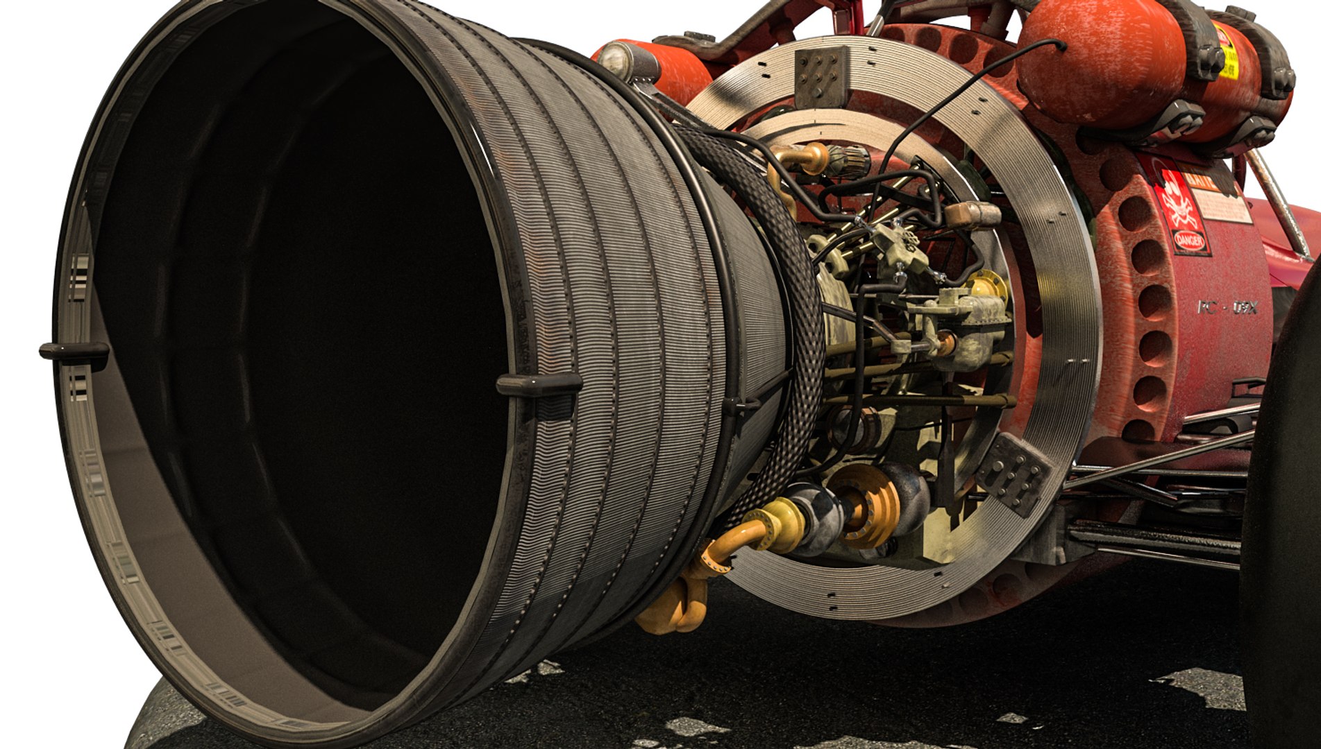 3D Rocket Car Model - TurboSquid 1476491