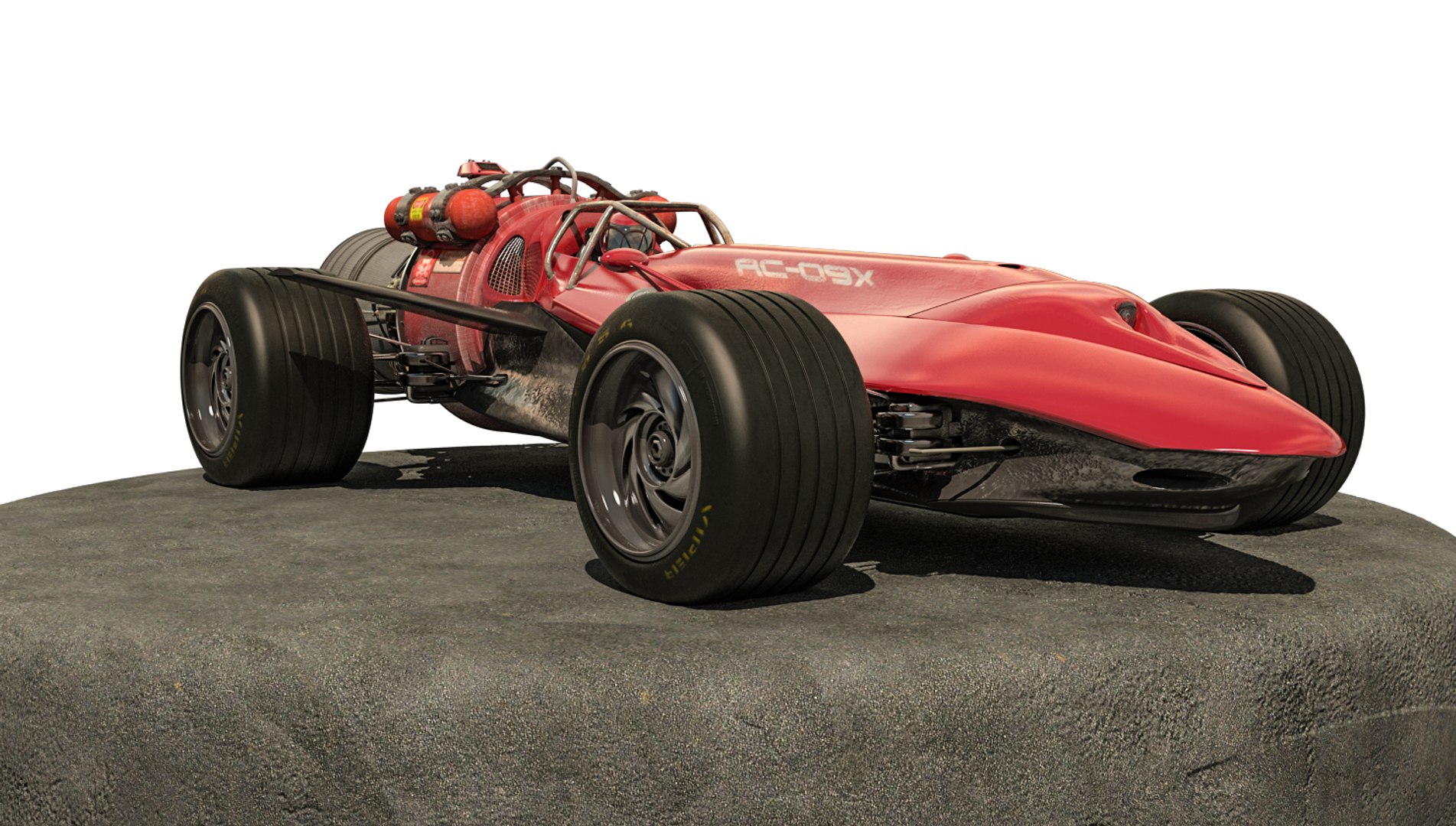 3D Rocket Car Model - TurboSquid 1476491