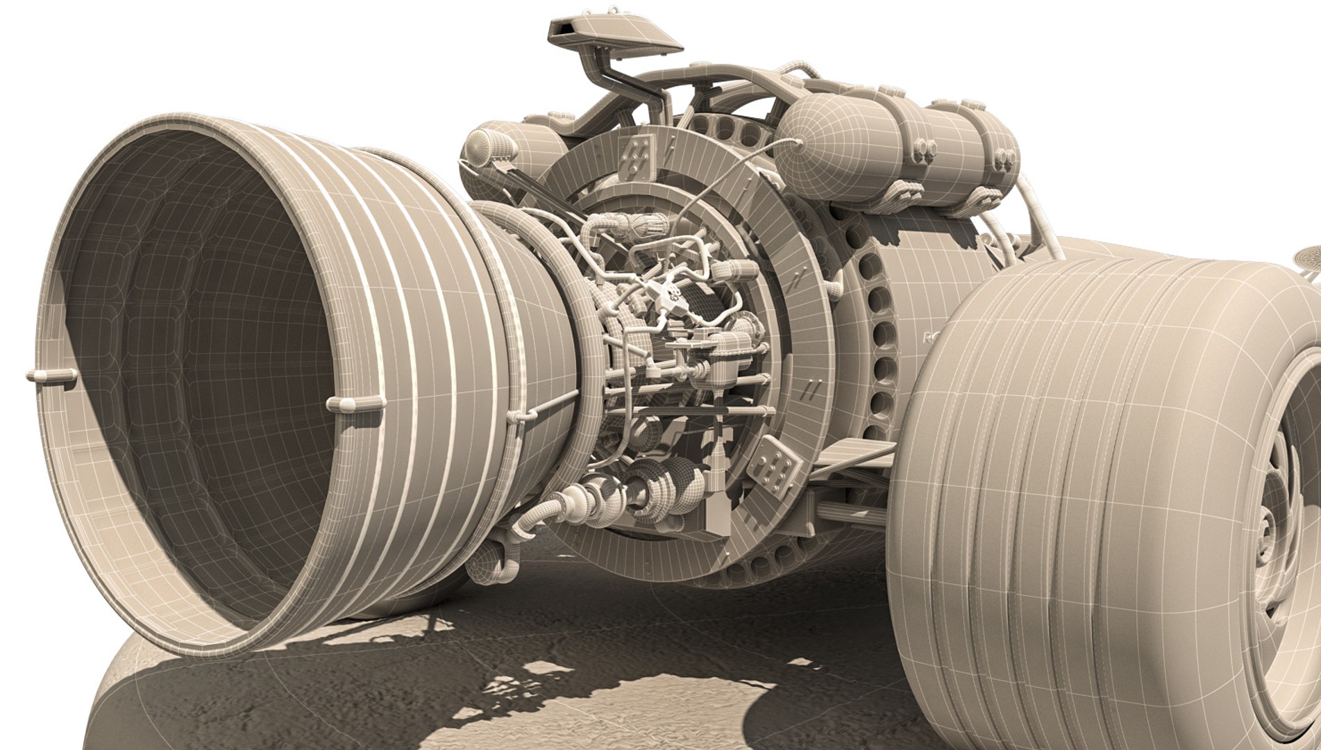 3D Rocket Car Model - TurboSquid 1476491