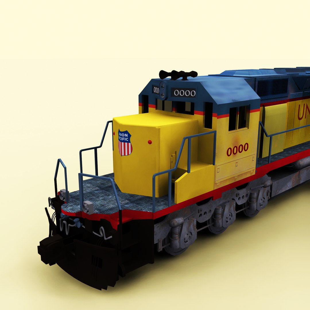 Emd Sd 40 3D - TurboSquid 1390274