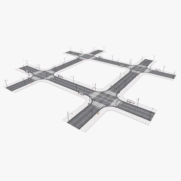 3D Intersection Models | TurboSquid