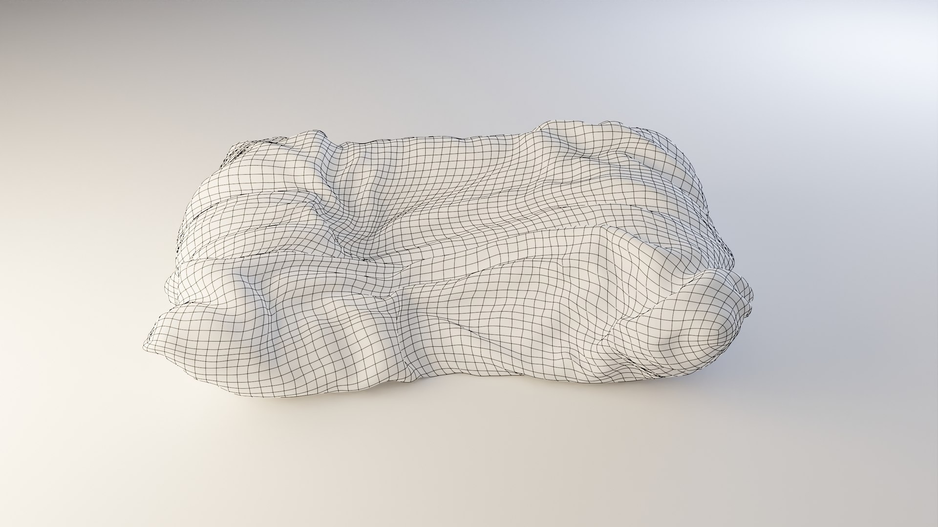 3D Sleeping Pillow Model - TurboSquid 2008089