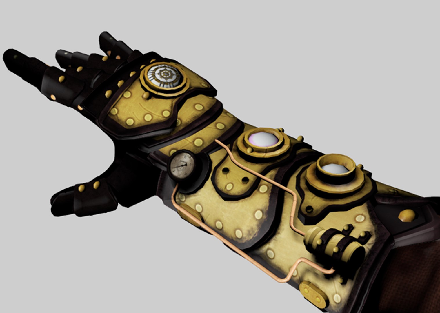 Steampunk Glove Fbx
