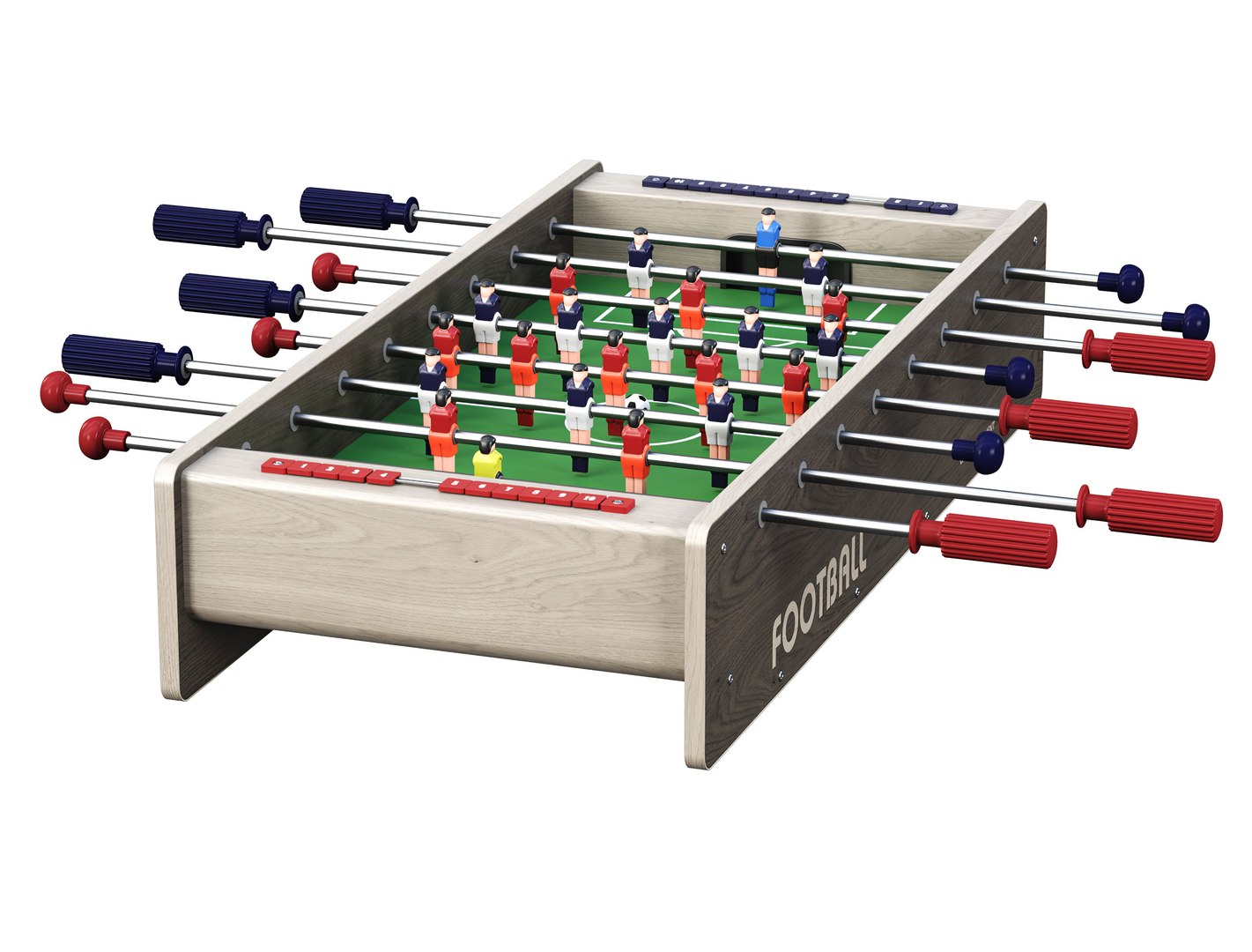 Table Football Game TGE Model - TurboSquid 2284989