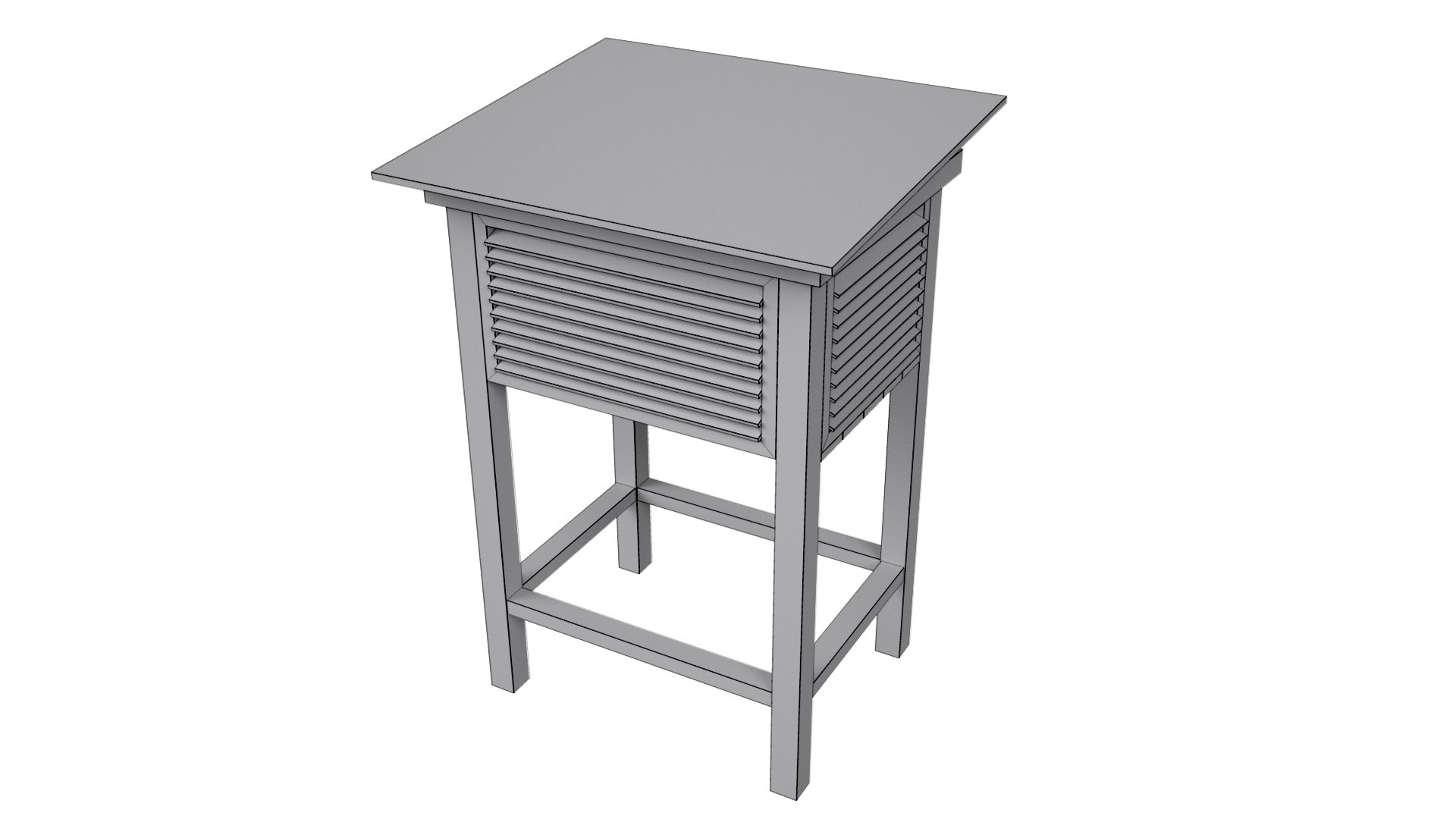 3D Stevenson Screen Model - TurboSquid 1420724