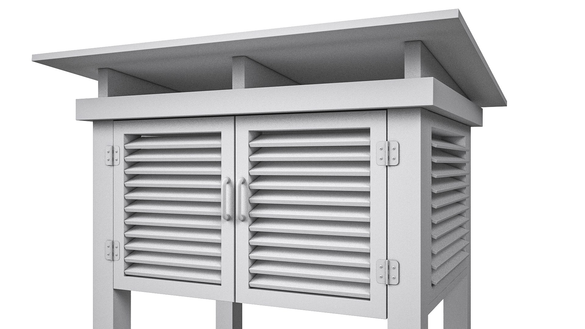 3D Stevenson Screen Model - TurboSquid 1420724