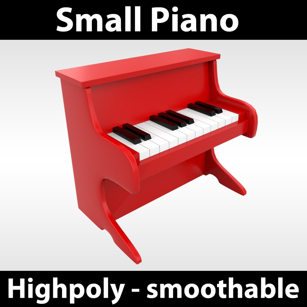 3d Small Piano Model