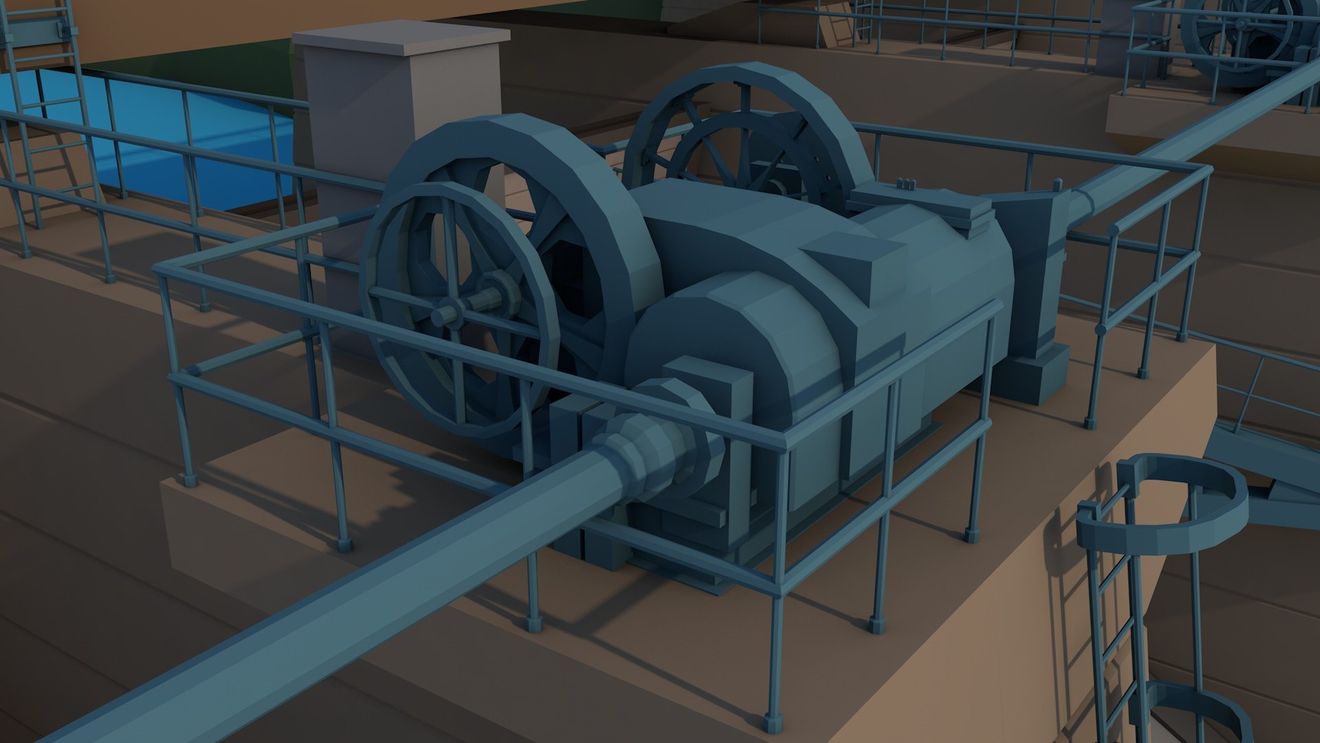 Poly Hydroelectric Dam 3D Model - TurboSquid 2206669
